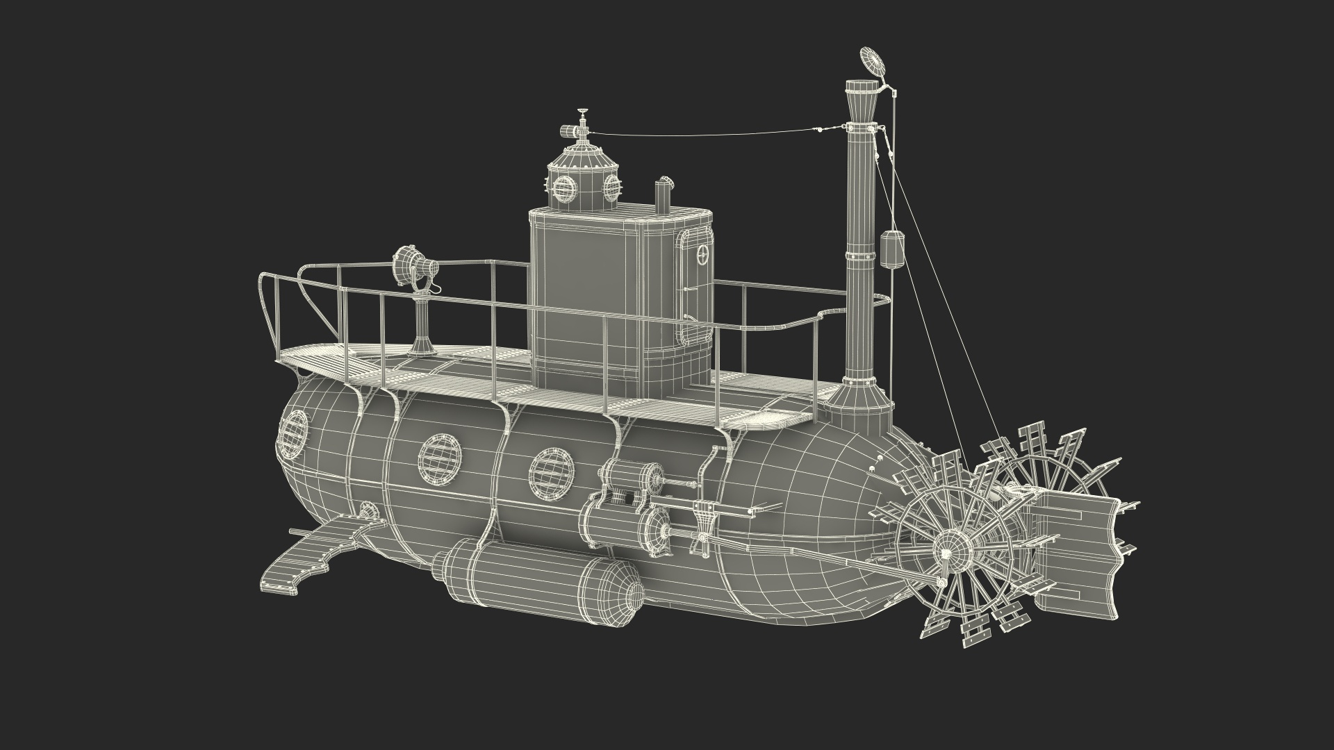 3D Old Rusty Submarine - TurboSquid 2121394