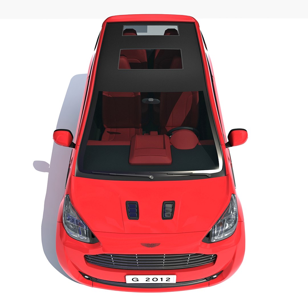 3d model aston martin cygnet car