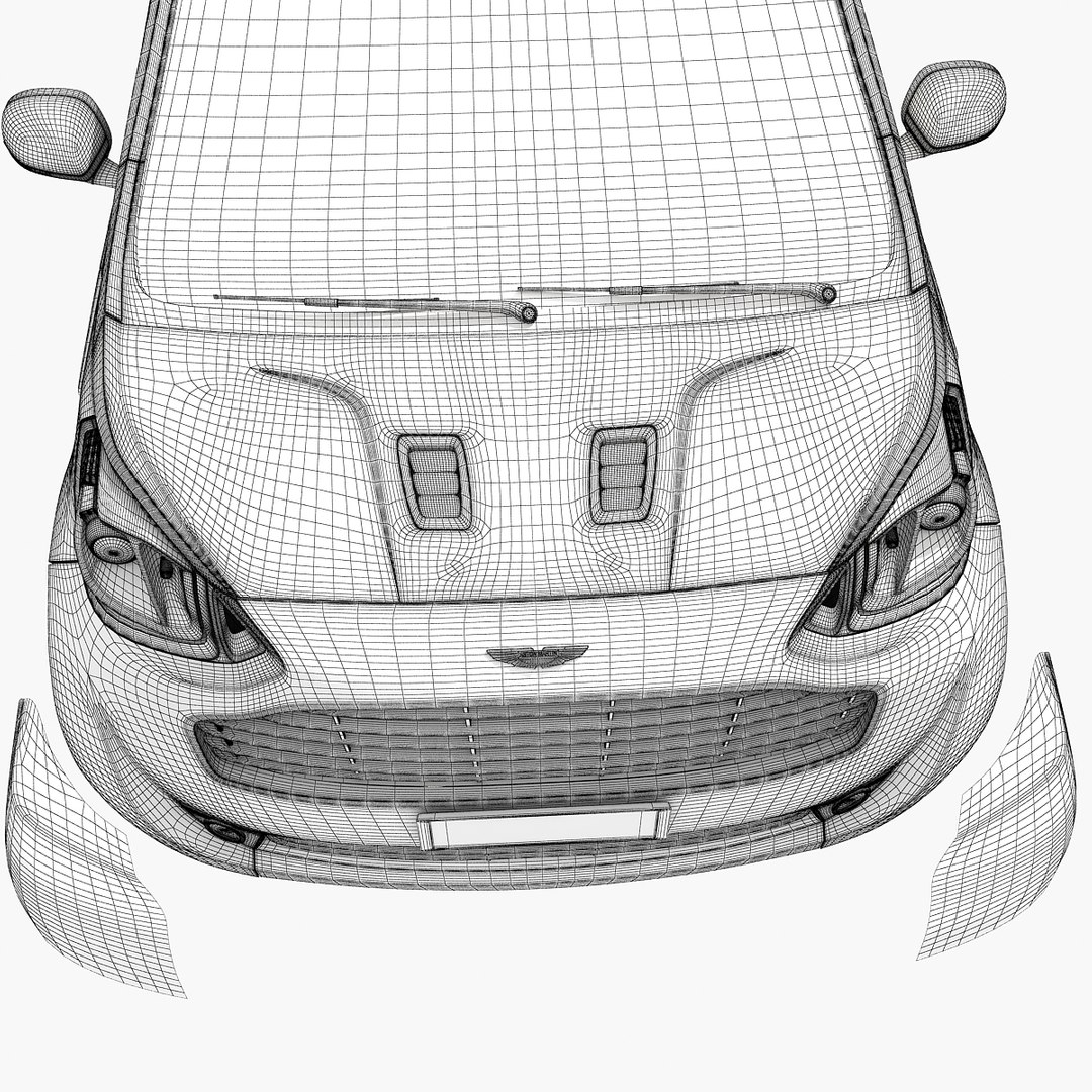 3d model aston martin cygnet car