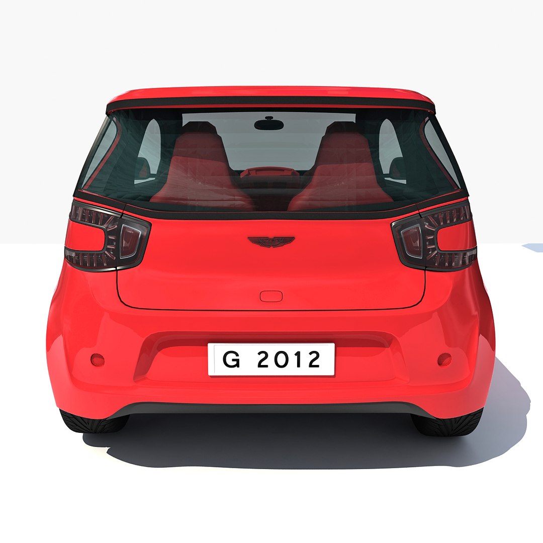 3d model aston martin cygnet car
