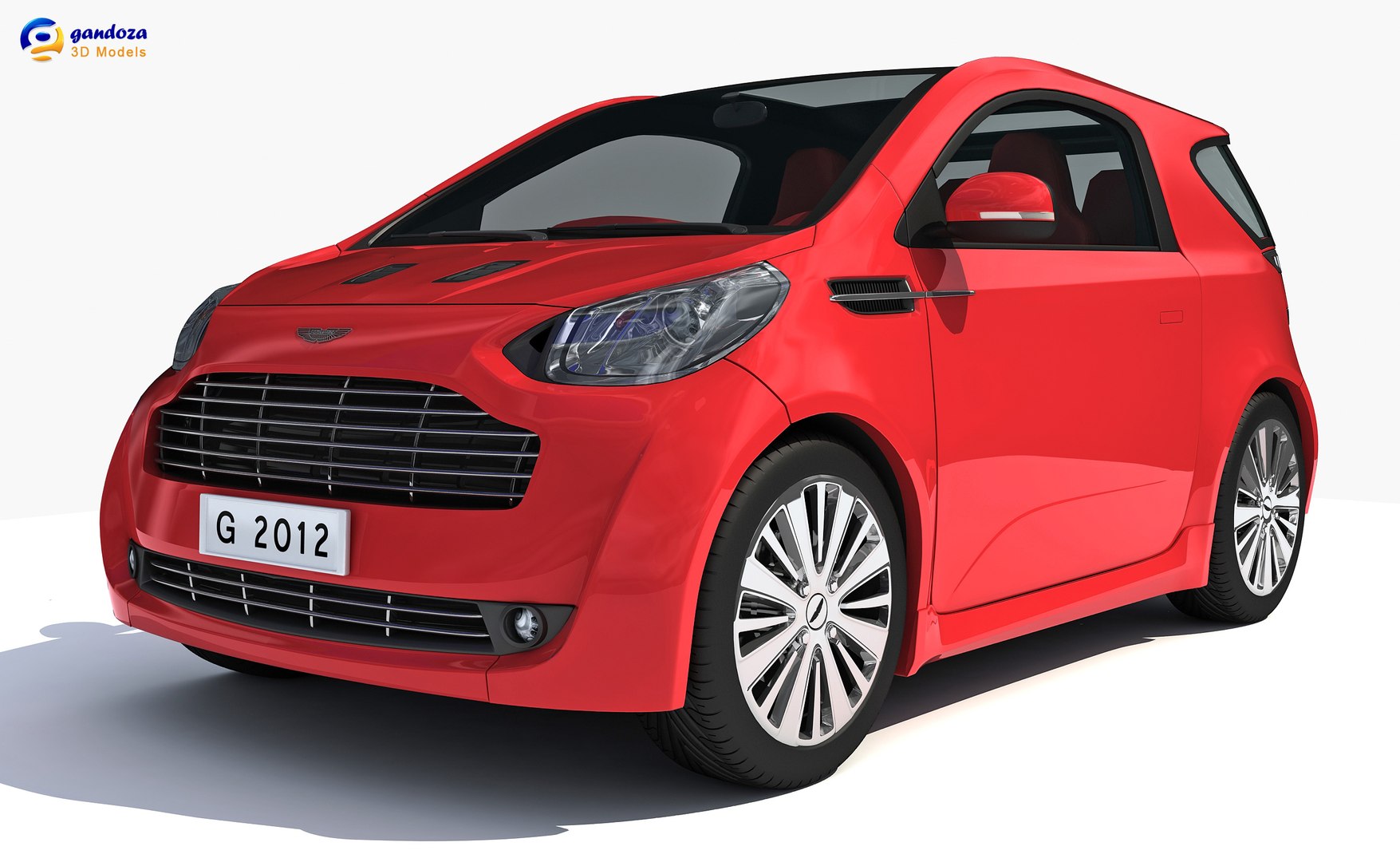 3d model aston martin cygnet car