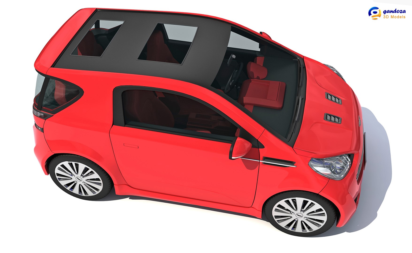 3d model aston martin cygnet car