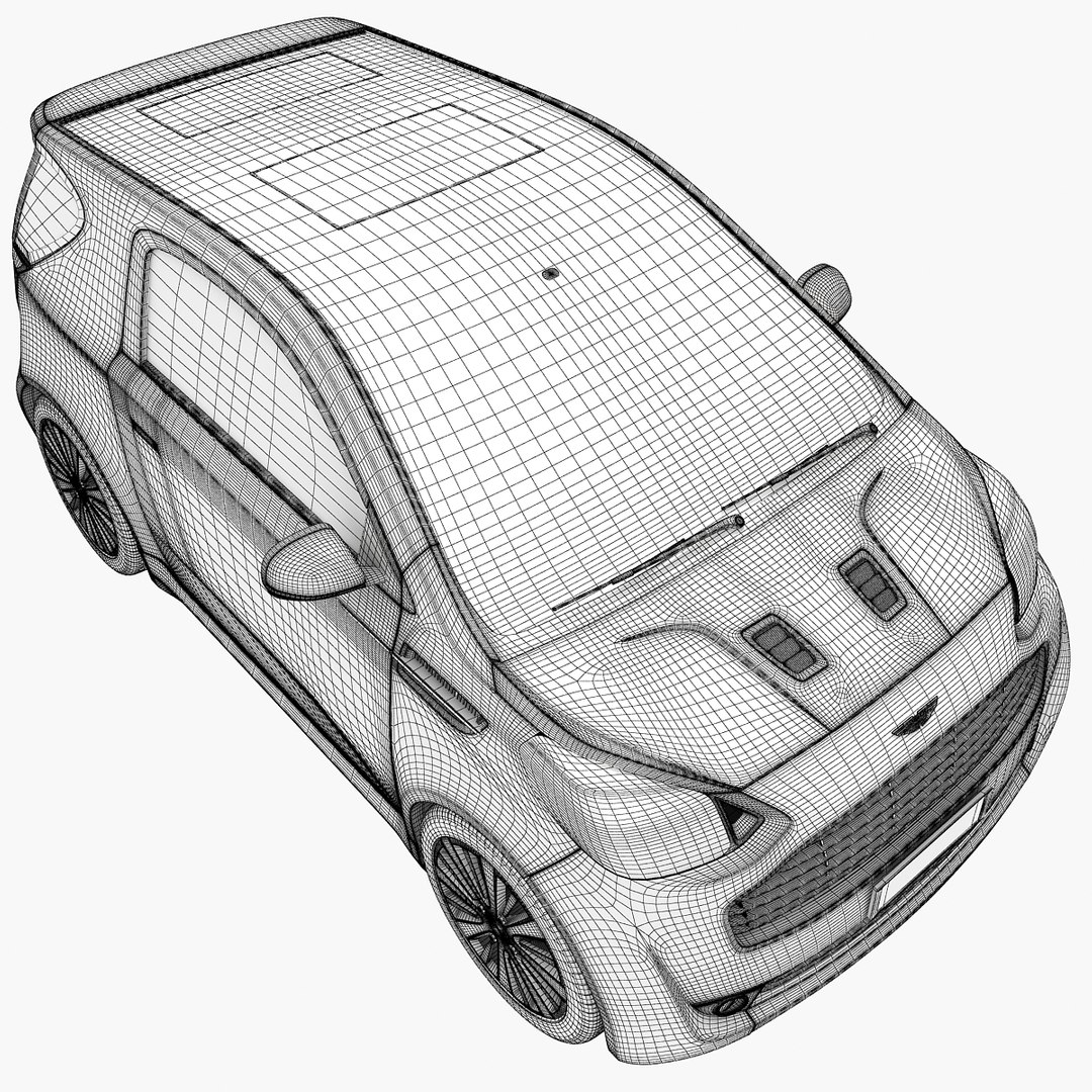 3d model aston martin cygnet car