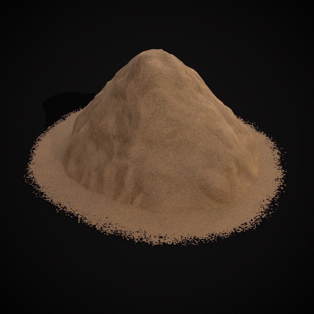 3D Model Wheat Grain Piles - TurboSquid 2035008