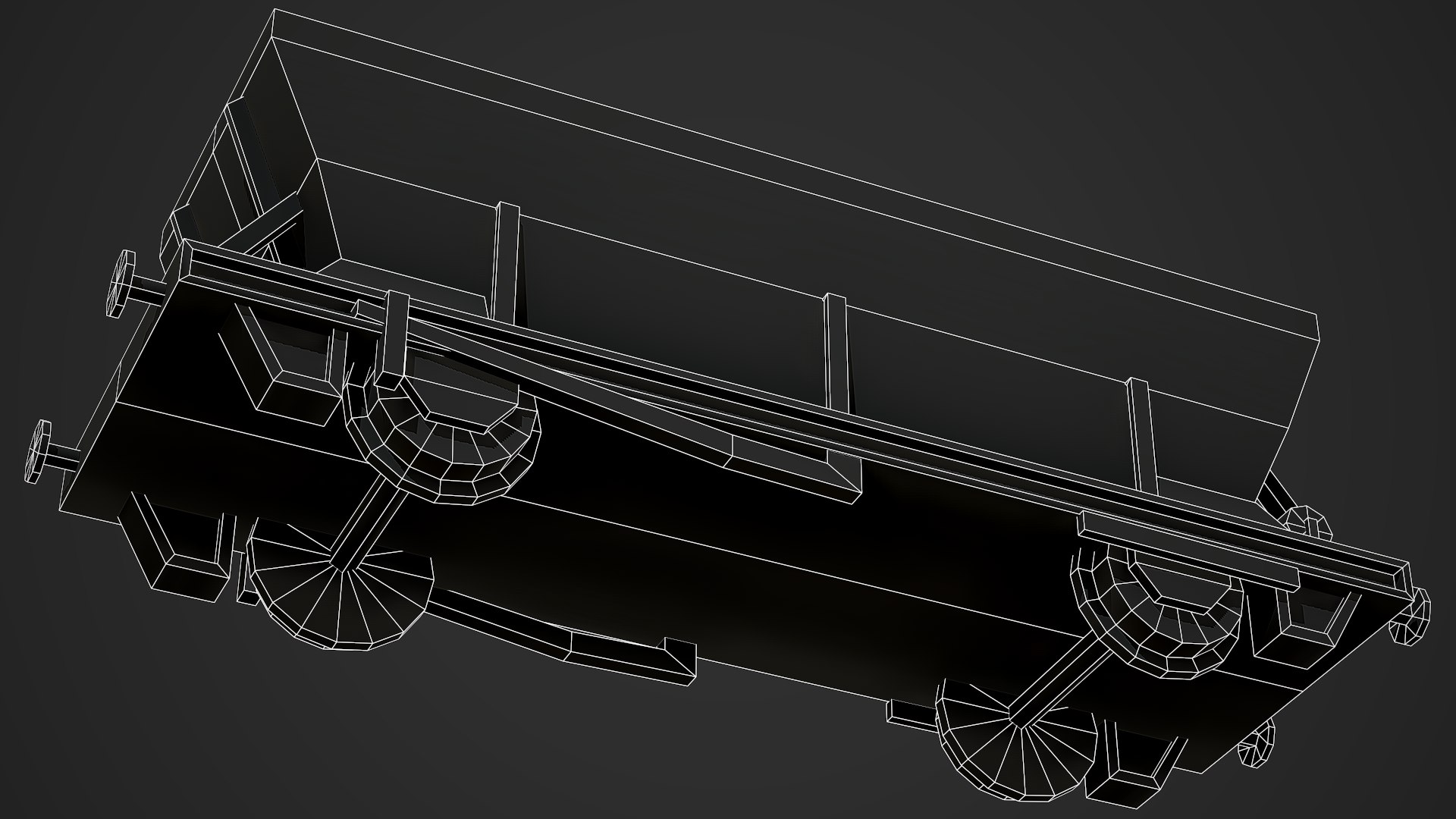 3D Coal Wagon Low Poly Mobile Ready - TurboSquid 2049083