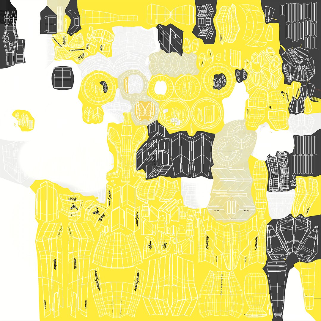 Futuristic Street Racing Motorcycle Yellow Color Model - TurboSquid 2230733