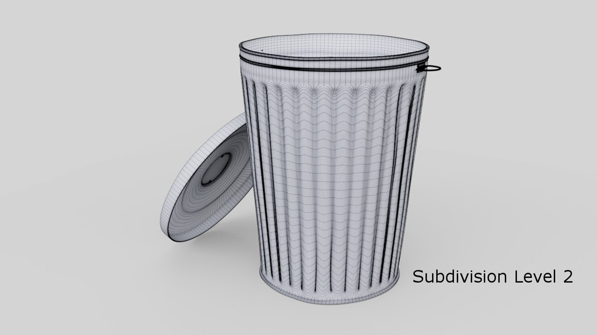 Dustbin 3 Old 3D Model - TurboSquid 1230552