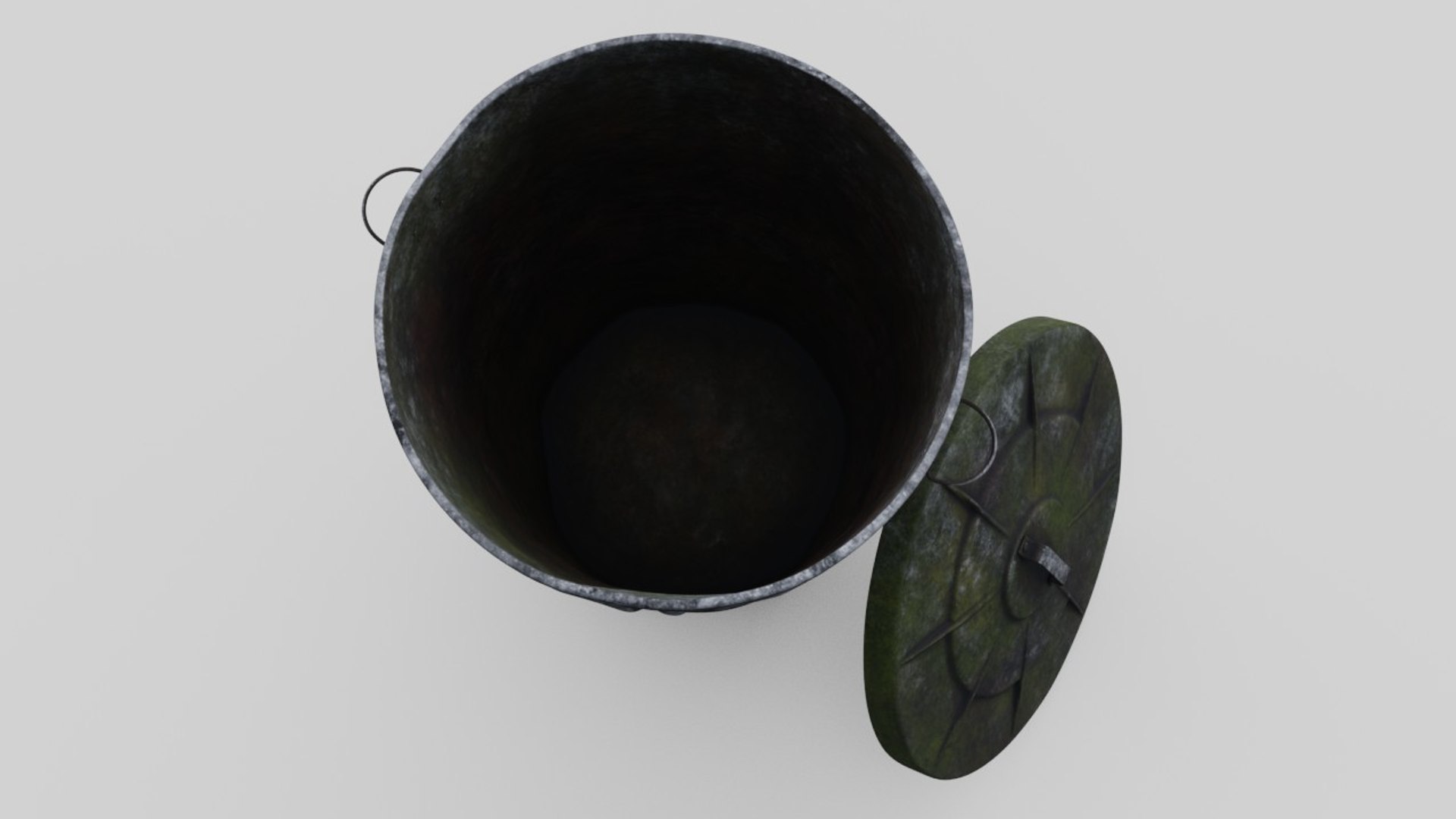 Dustbin 3 Old 3D Model - TurboSquid 1230552