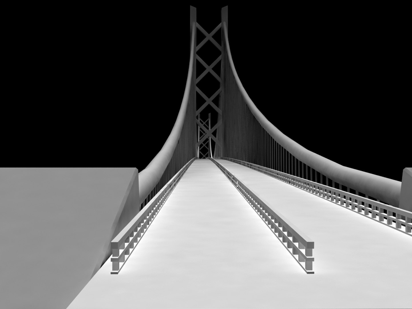 Akashi Bridge 3d Ma
