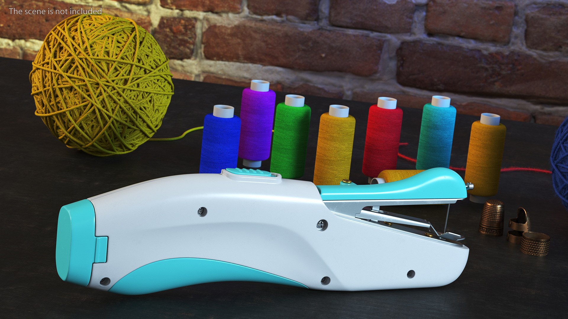 Portable Handheld Sewing Machine VOF Blue 3D Model - TurboSquid 2143532