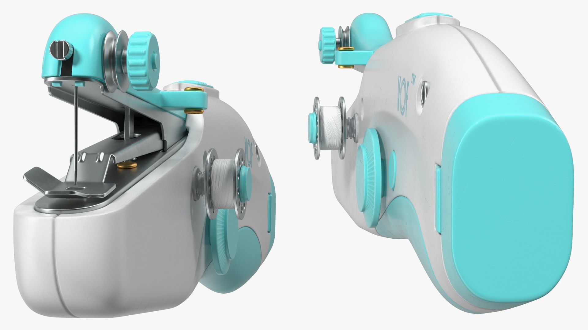 Portable Handheld Sewing Machine VOF Blue 3D Model - TurboSquid 2143532