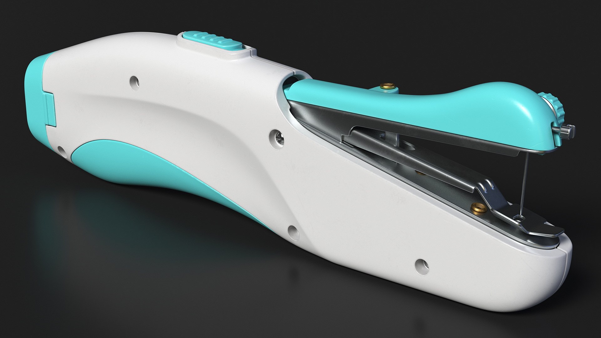 Portable Handheld Sewing Machine VOF Blue 3D Model - TurboSquid 2143532