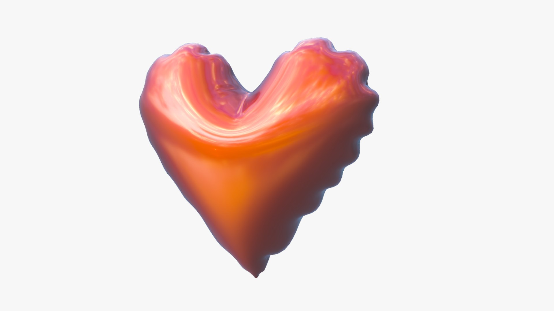 Heart Shaped Balloon 3D Model - TurboSquid 2473167
