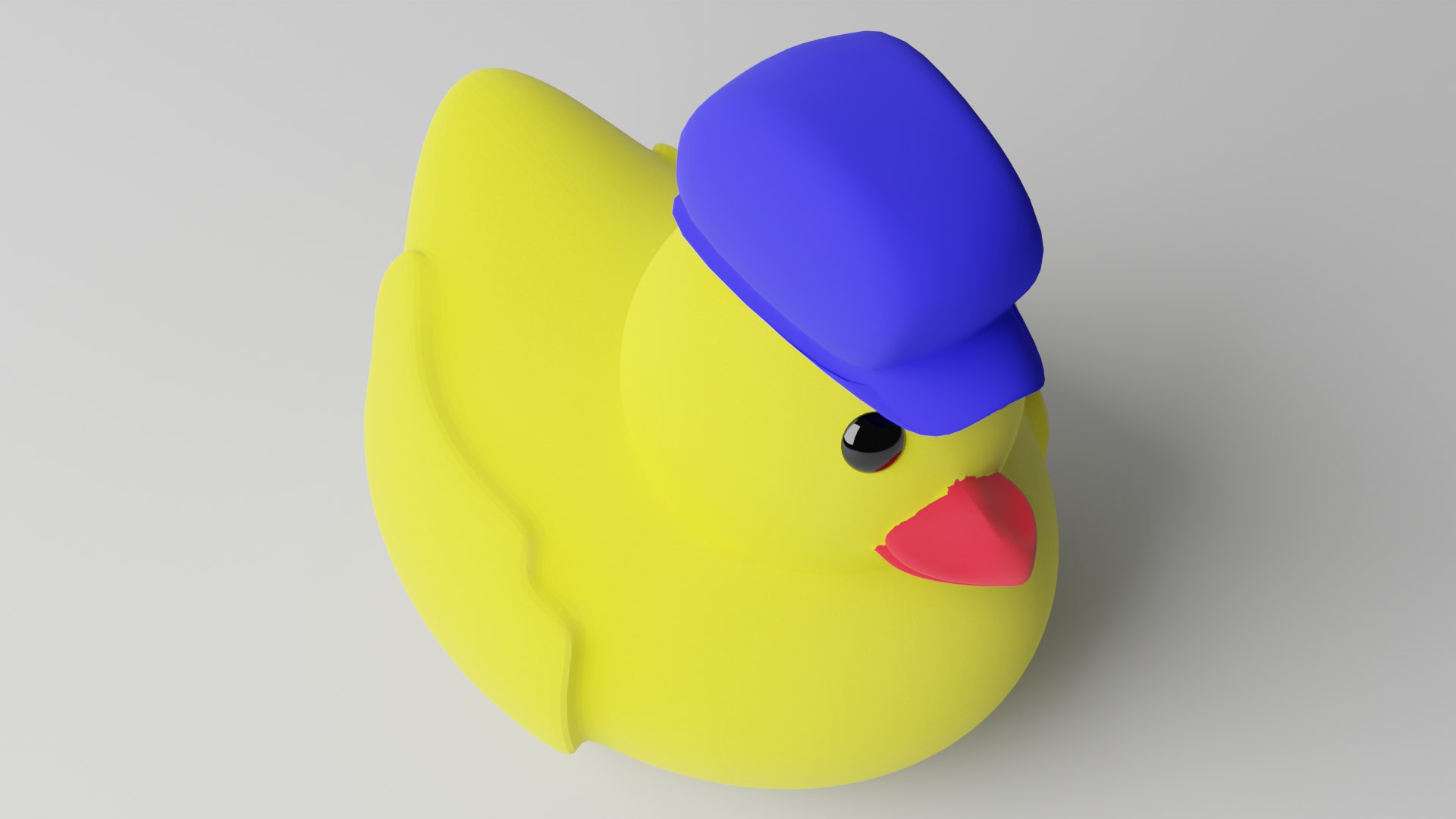 3D Model Rubber Duck With Hat3 - TurboSquid 2186686