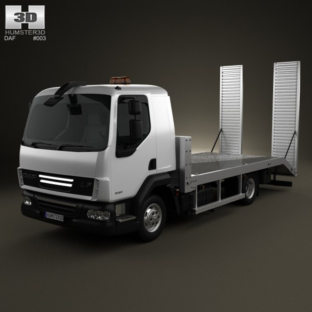 3d Daf Lf Car Model