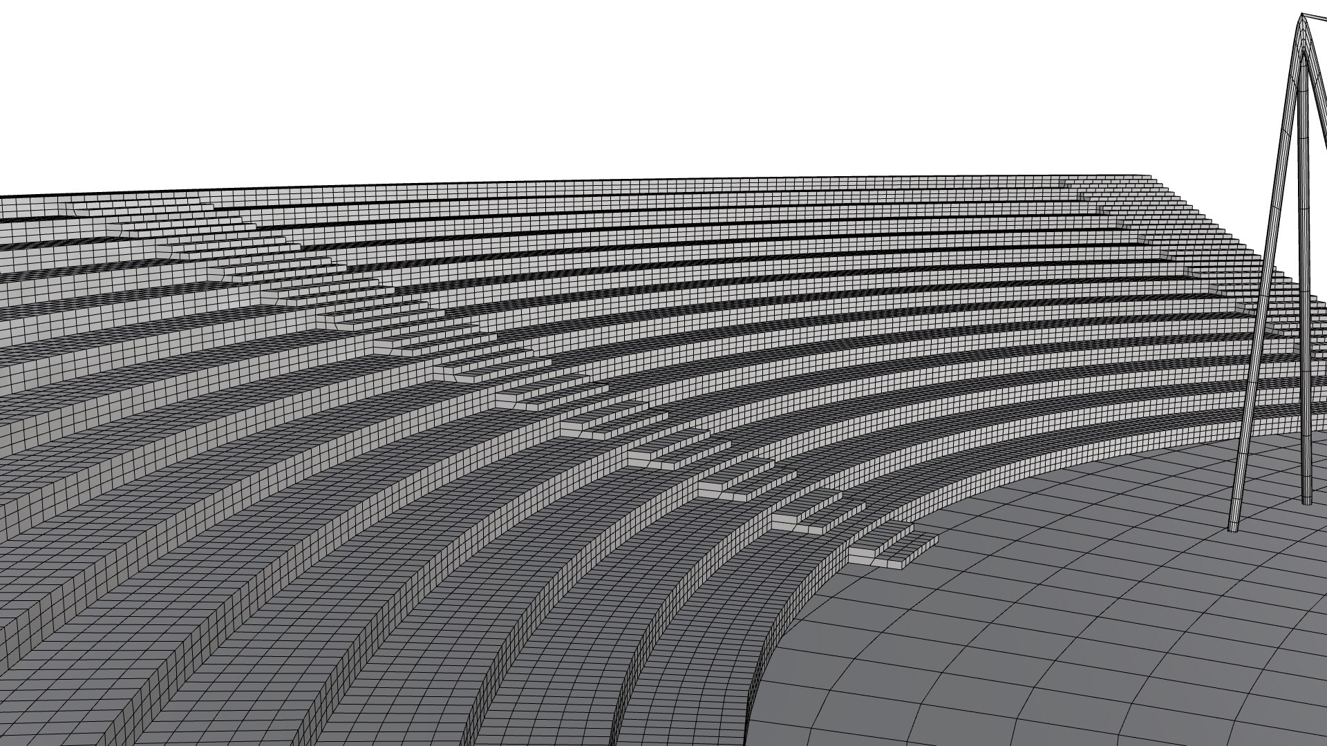 3D Outdoor Amphitheatre Stage 02 - TurboSquid 2356477