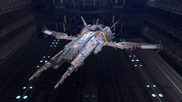 modelo 3d Alien Space Ship Highpoly Asset - TurboSquid 2100733