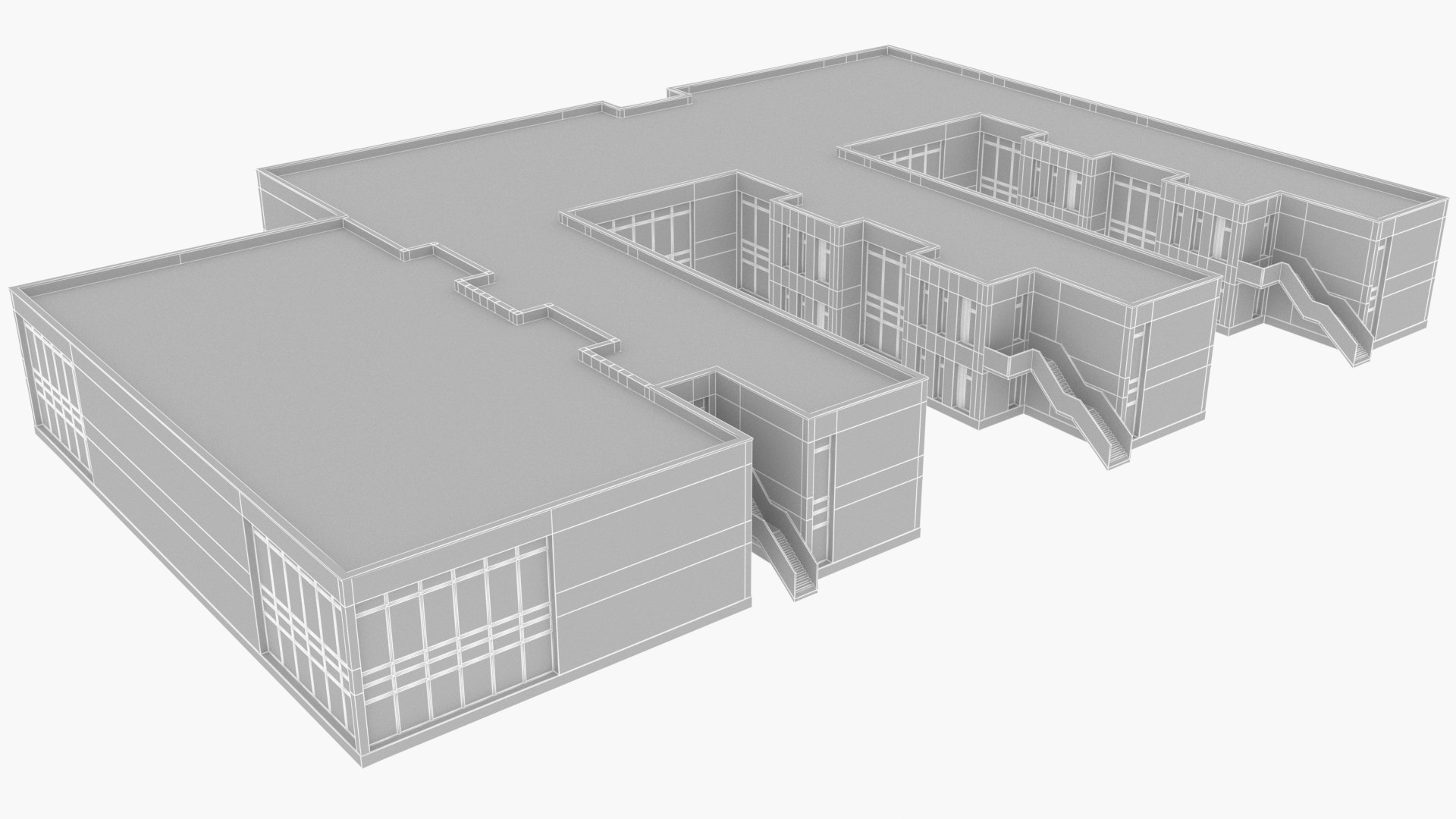 3D School Model - TurboSquid 2390801