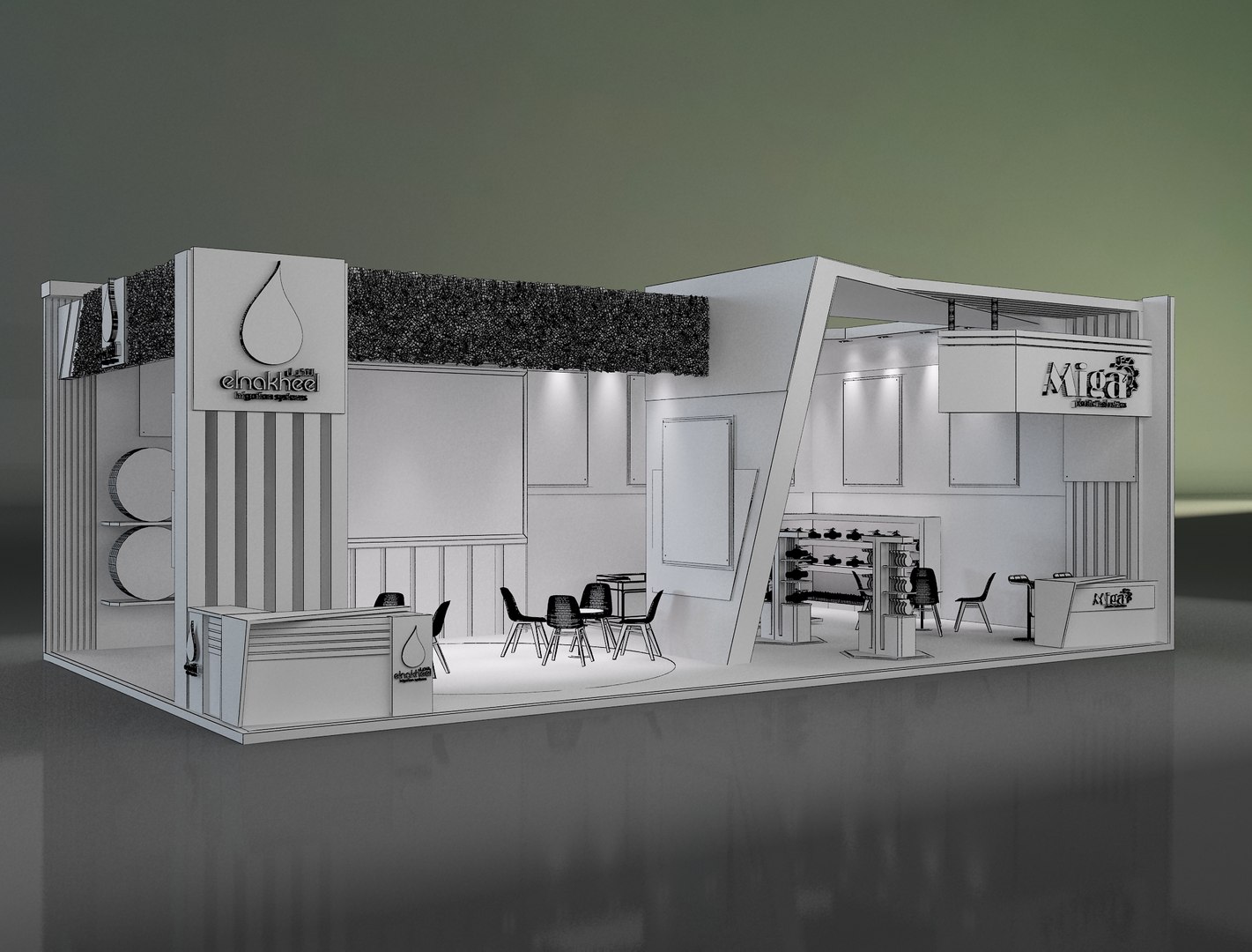 3D Model Booth Exhibition Stand A651 - TurboSquid 2108611