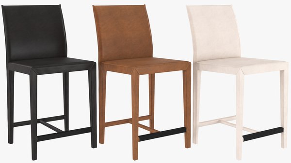 3D folio dining chair bar stool - TurboSquid 1660271