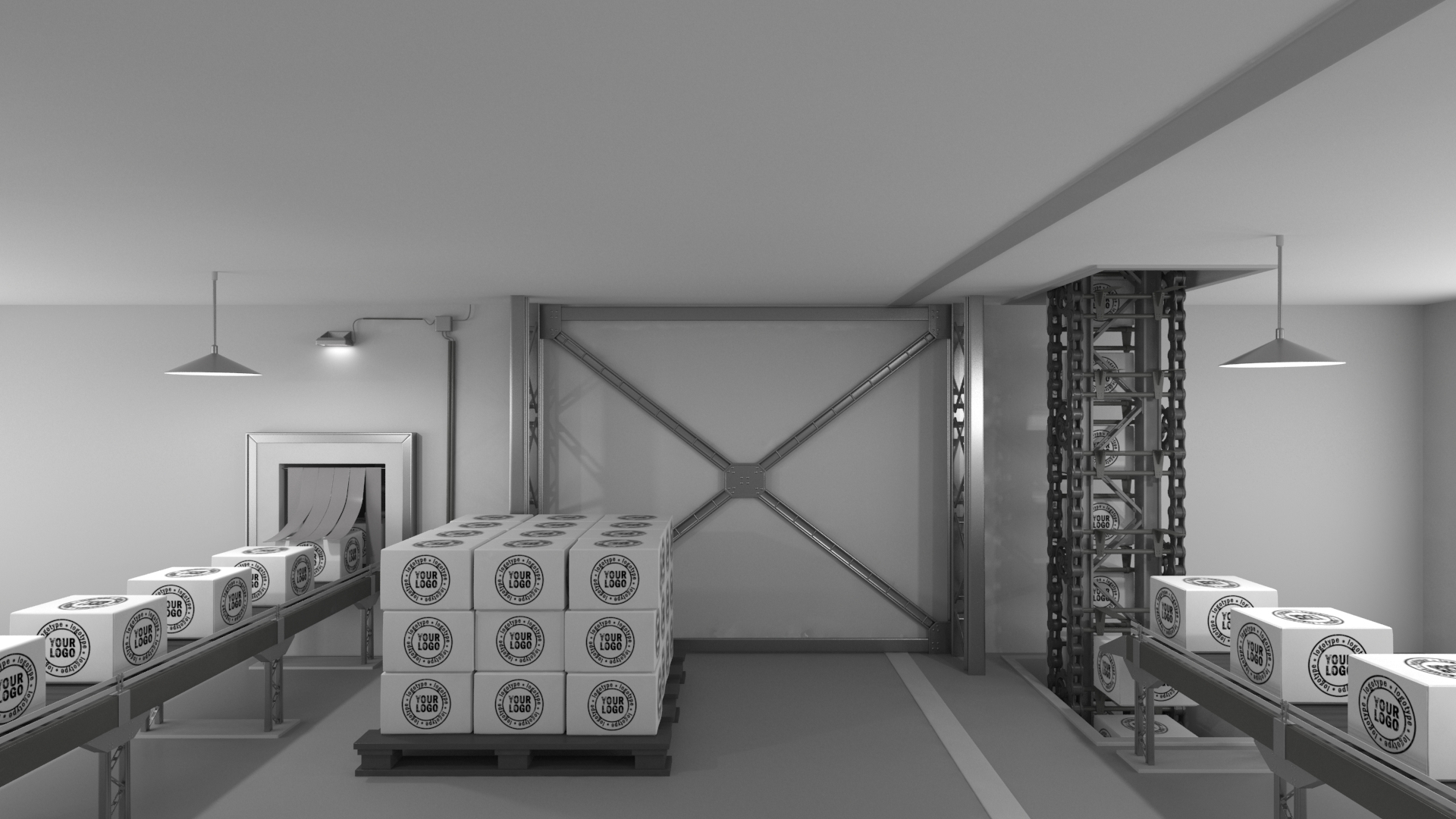 Interior Factory Scene Animation 3D Model - TurboSquid 1543056