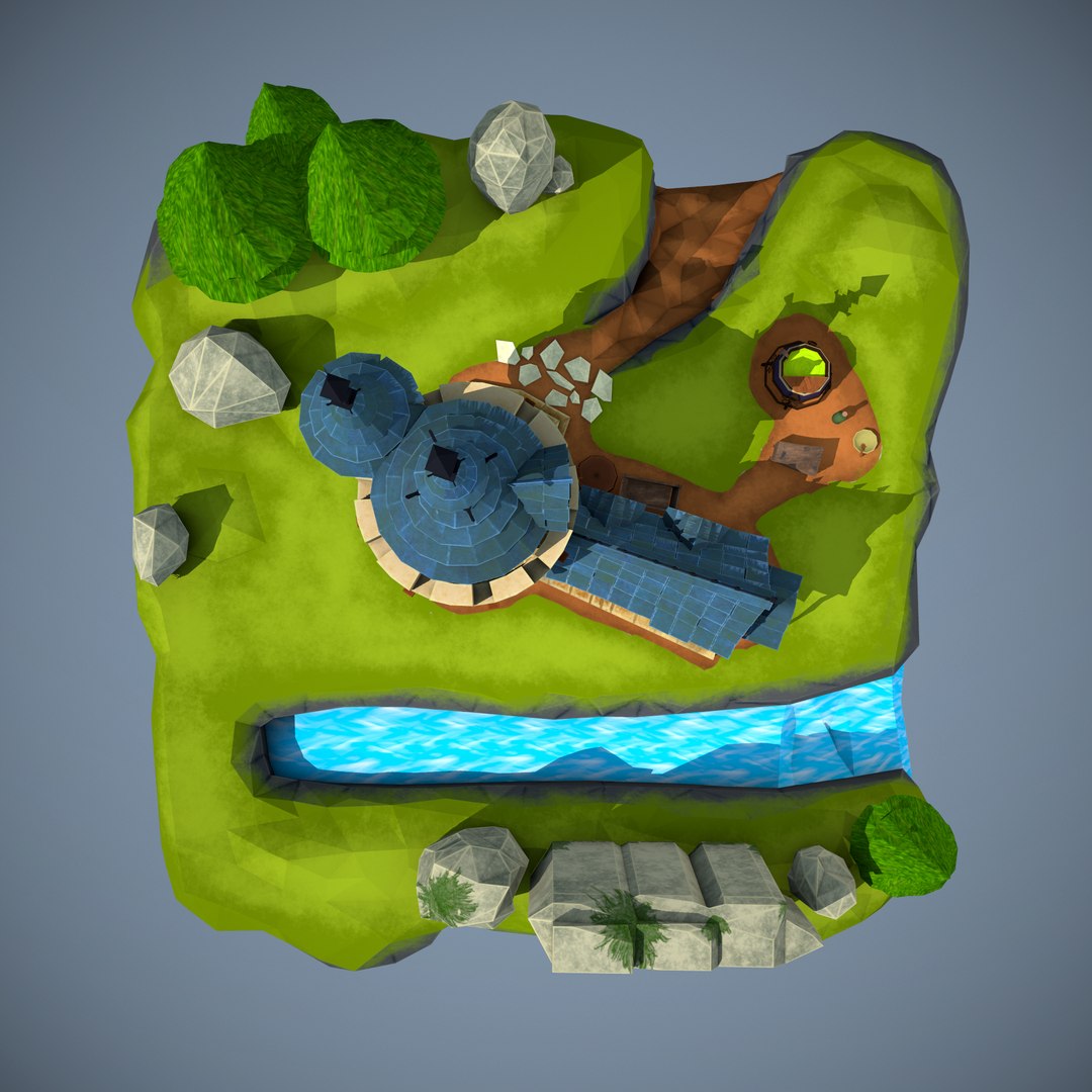 3D Stylized Castle Environment - TurboSquid 1672977