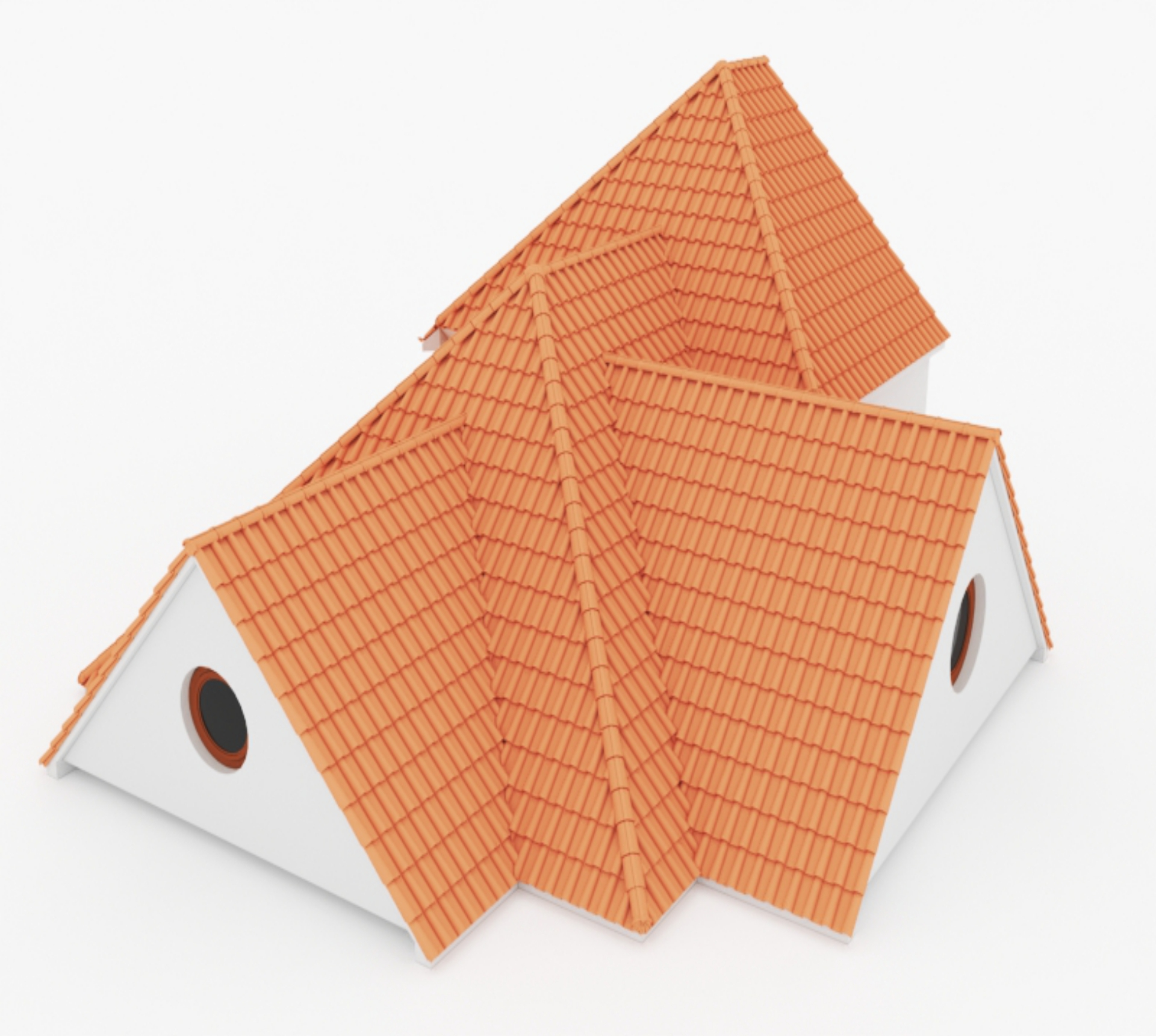 Realistic Roof Shingles 3 3D model - TurboSquid 1723387