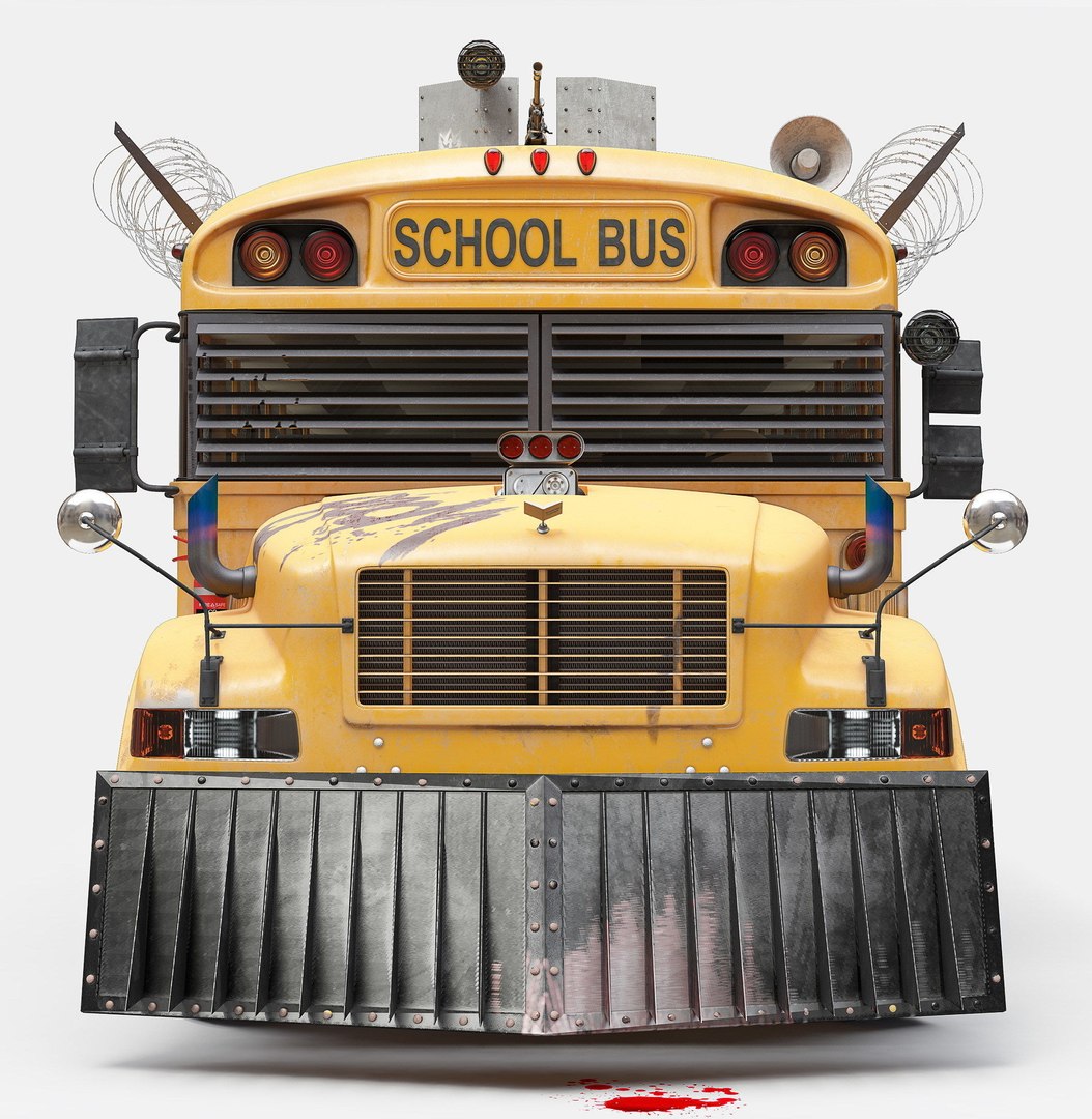 School Bus Apocalypse Model - TurboSquid 2336583