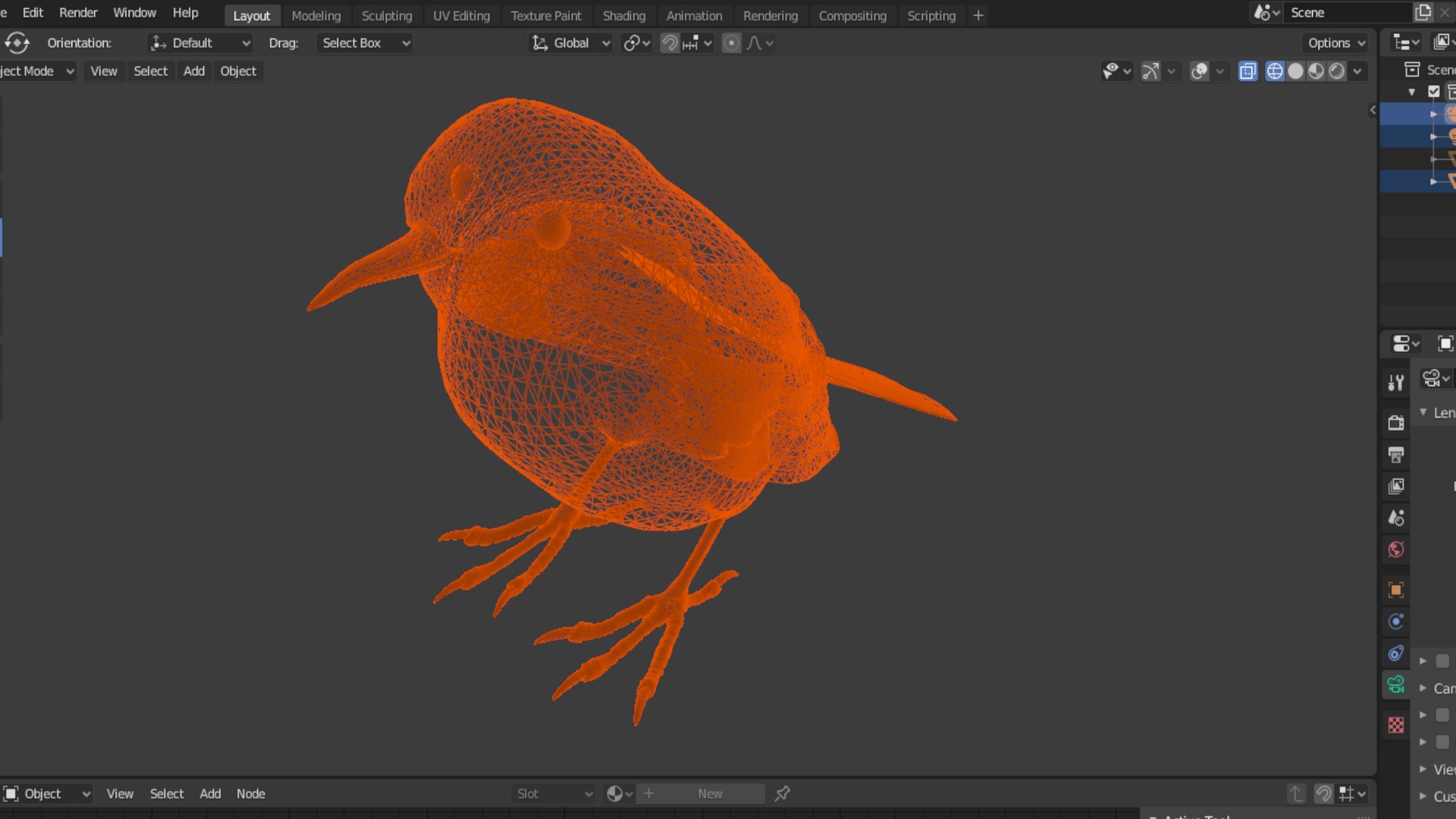 3D Bird Model - TurboSquid 1673919