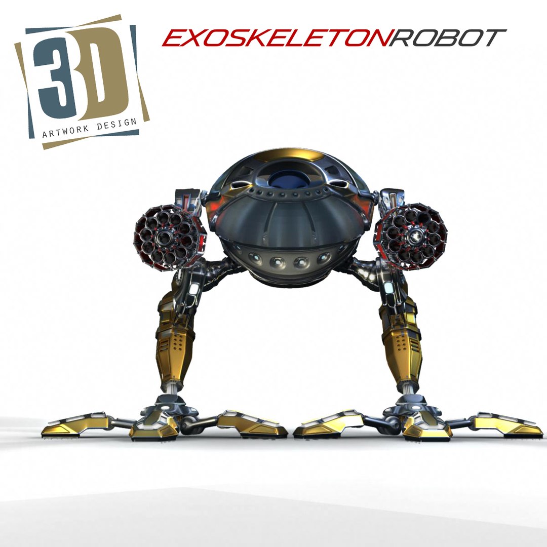 Exoskeleton Robot 3d Obj