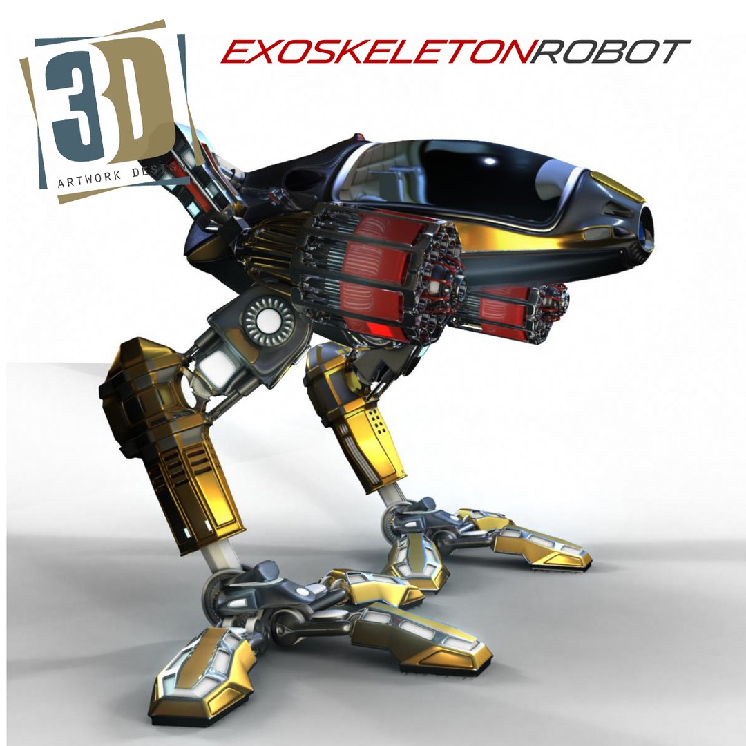 Exoskeleton Robot 3d Obj