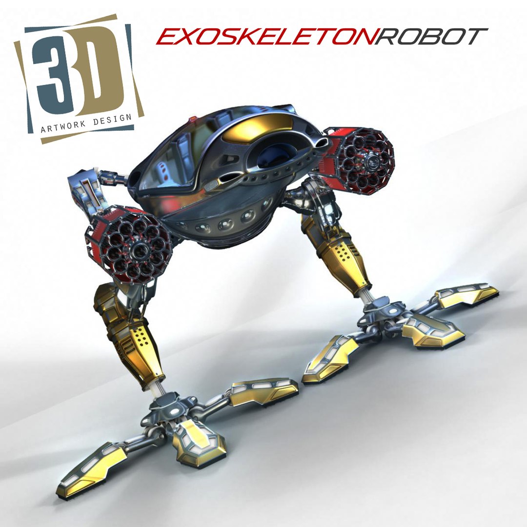 Exoskeleton Robot 3d Obj
