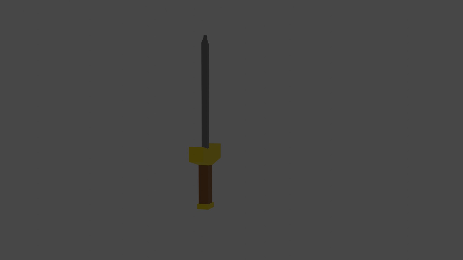 3D Low poly sword model - TurboSquid 2135987