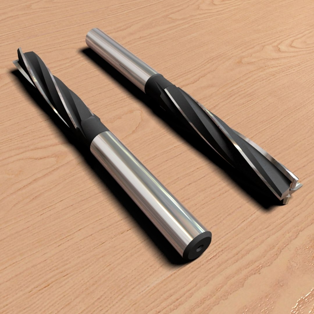 3d Model Reamer-mill 10 4mm