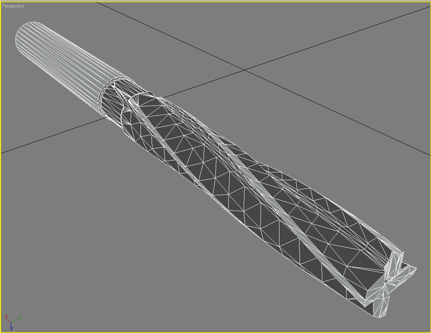 3d Model Reamer-mill 10 4mm