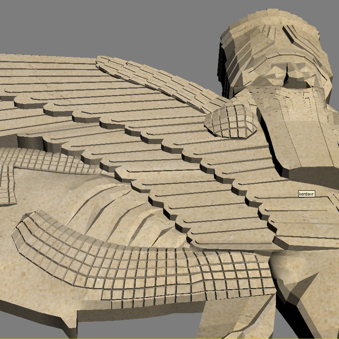 N Bas Relief Sculpture