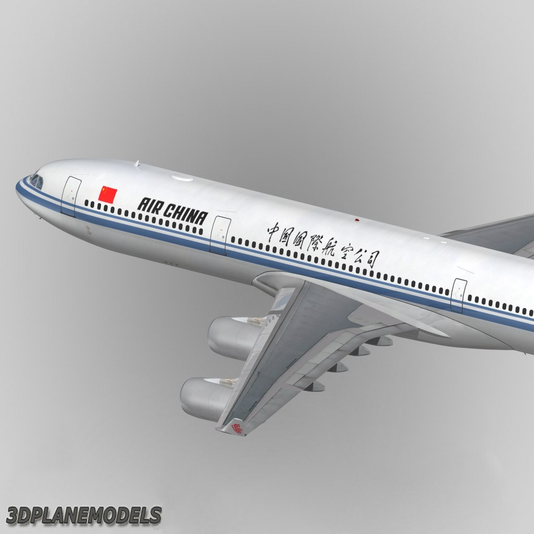 Airbus A340-300 3d Model