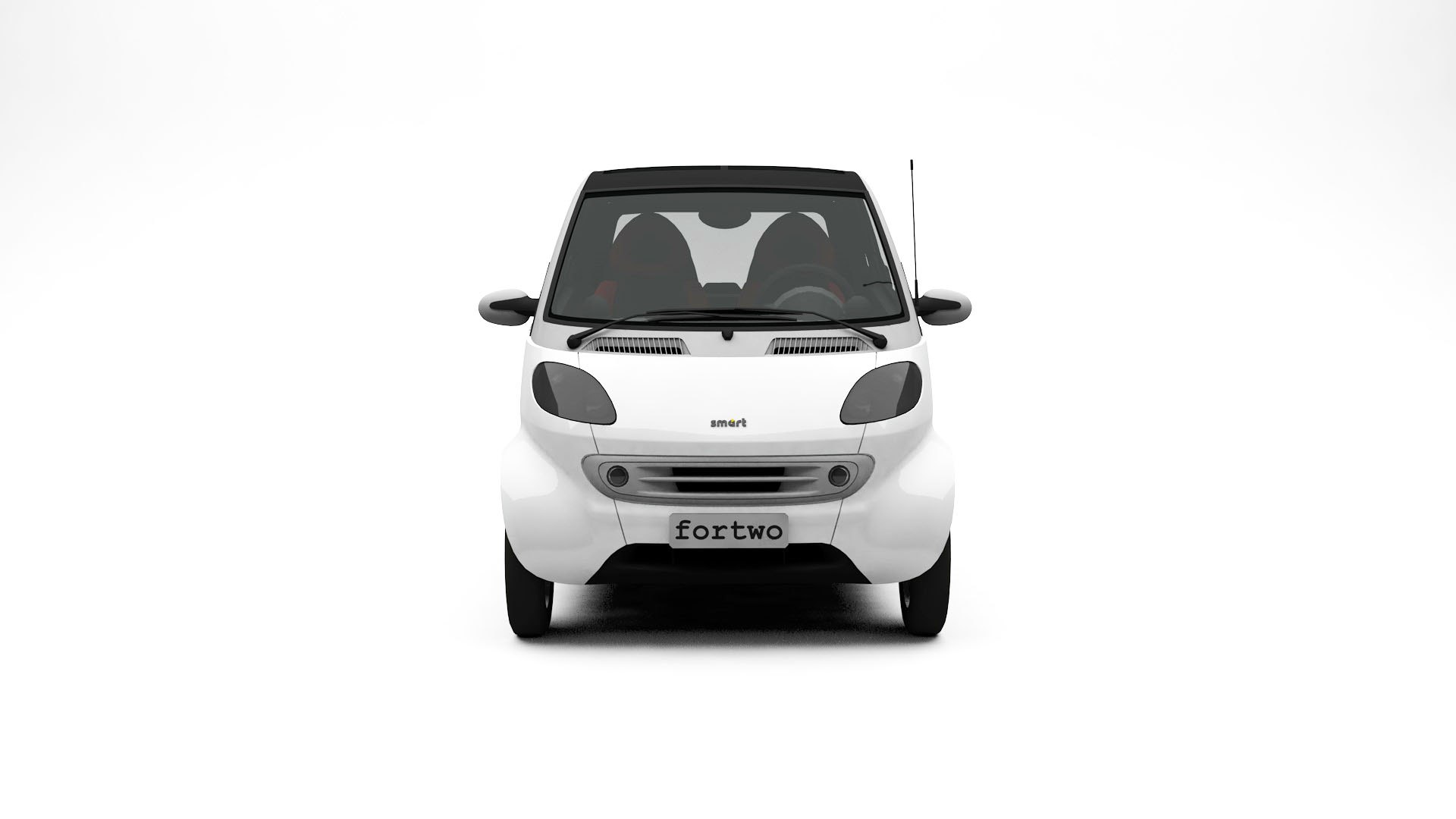 3D Smart Fortwo White Model - TurboSquid 2030129