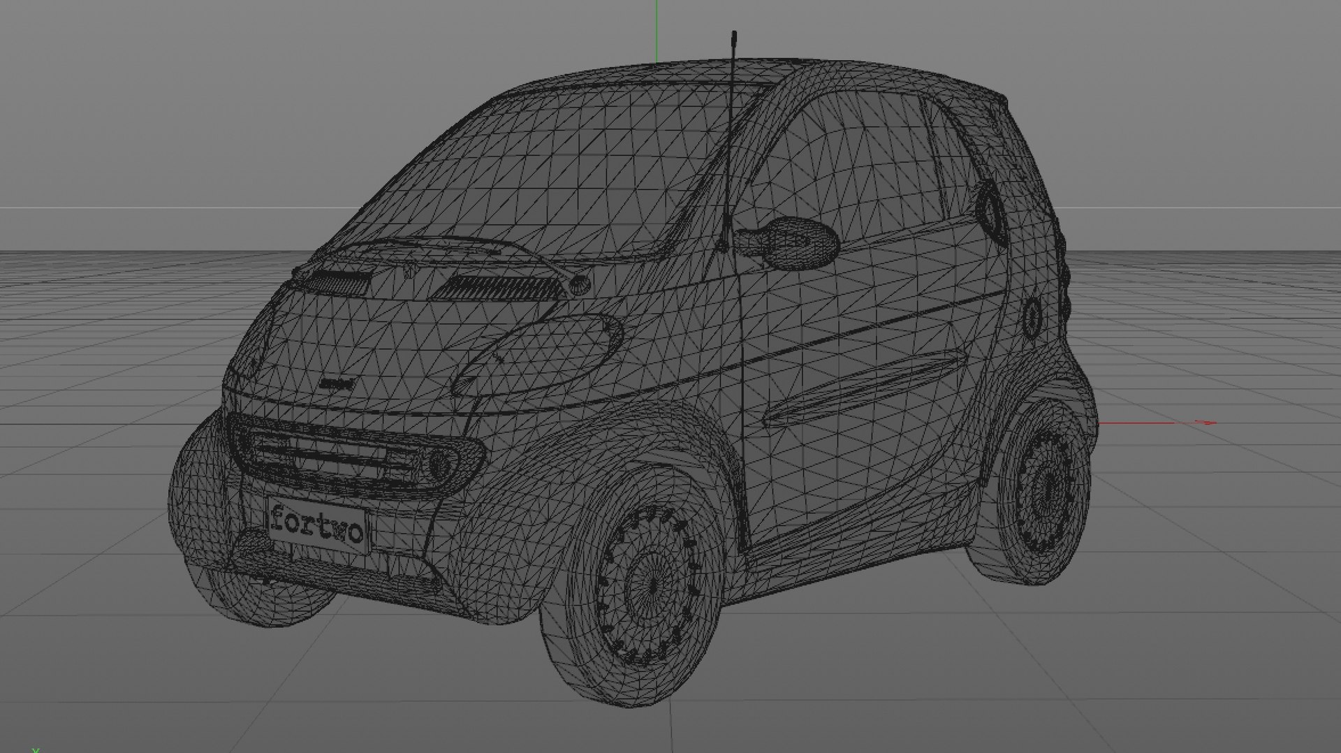 3D Smart Fortwo White Model - TurboSquid 2030129