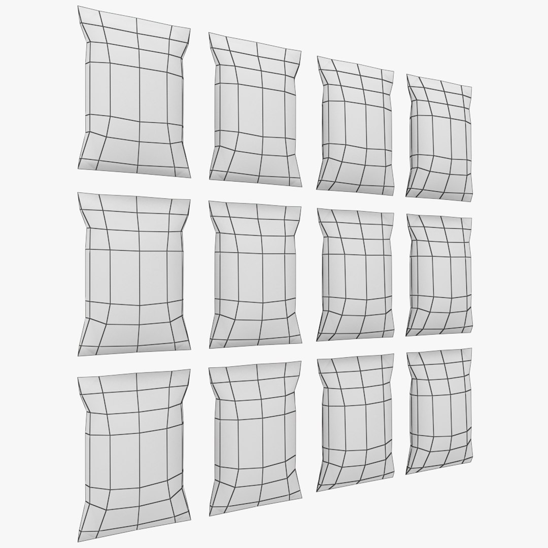 3D Potato Chips Model - TurboSquid 1236043