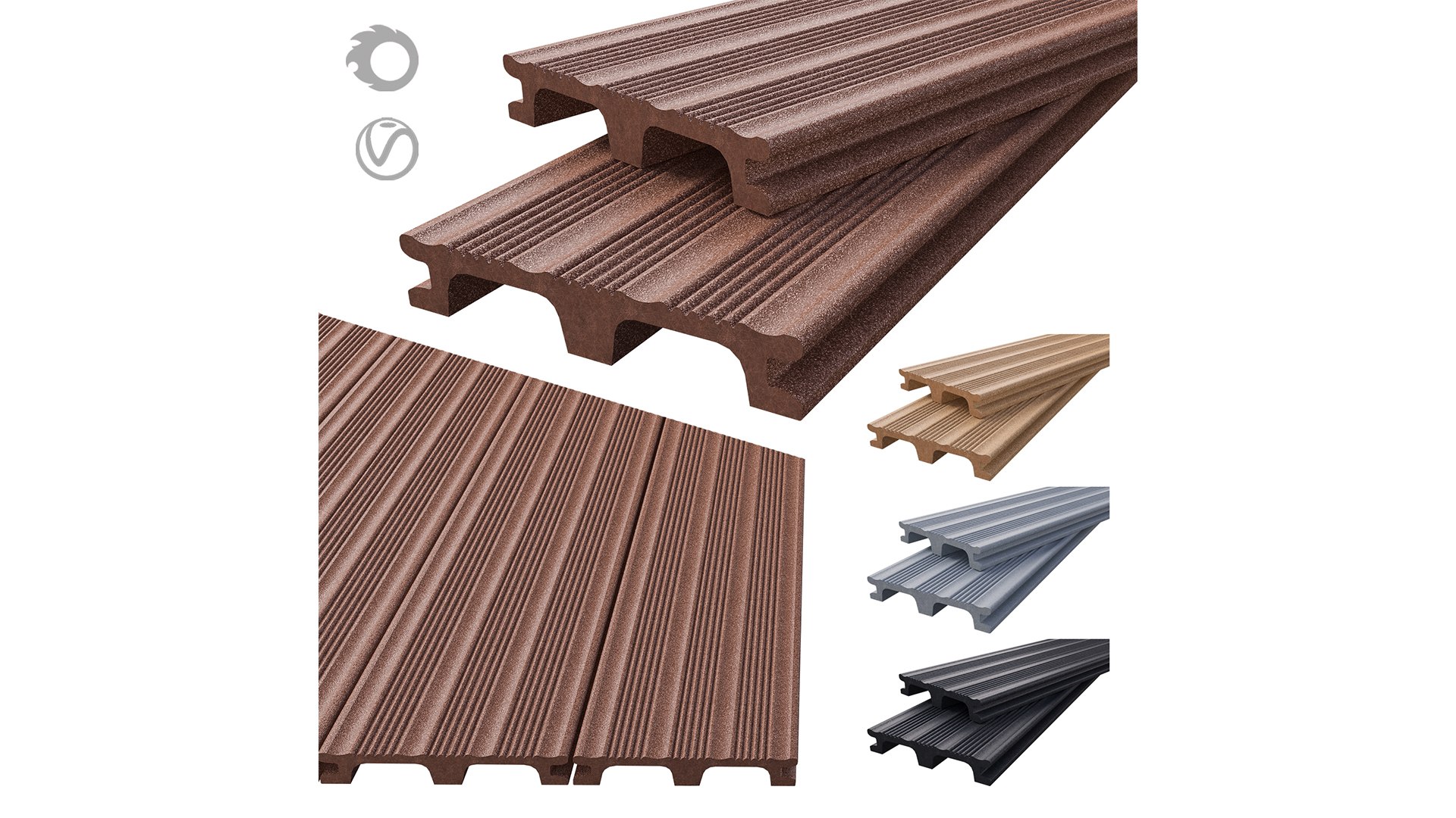 Decking EasyDeck Trend 3D - TurboSquid 2106514