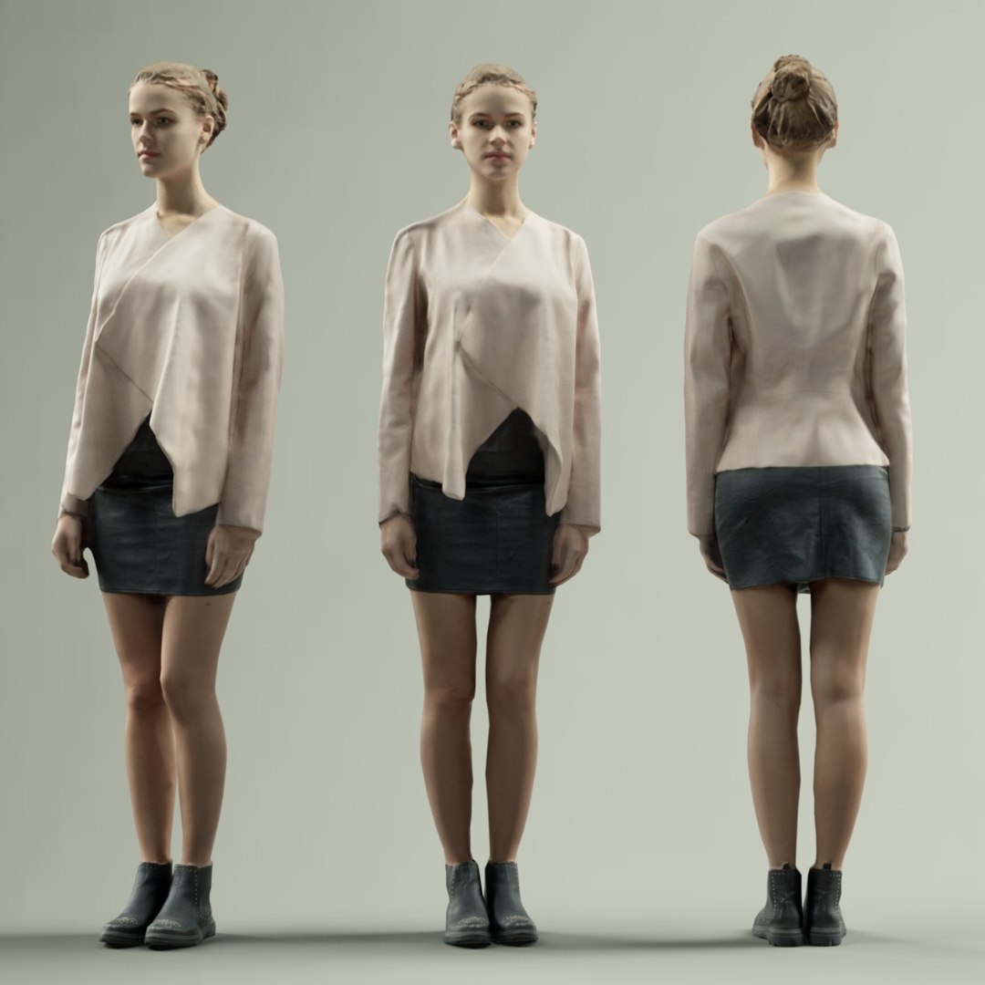 Girl Rendered Human Model - TurboSquid 1245934