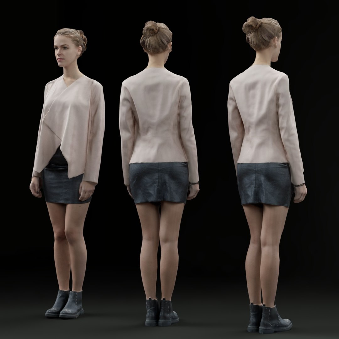 Girl Rendered Human Model - TurboSquid 1245934