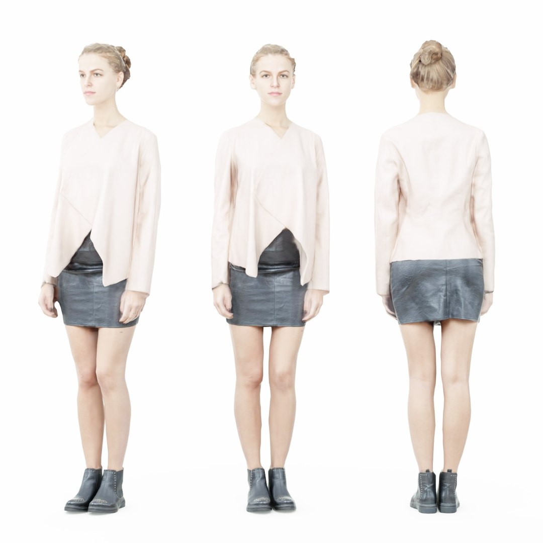 Girl Rendered Human Model - TurboSquid 1245934