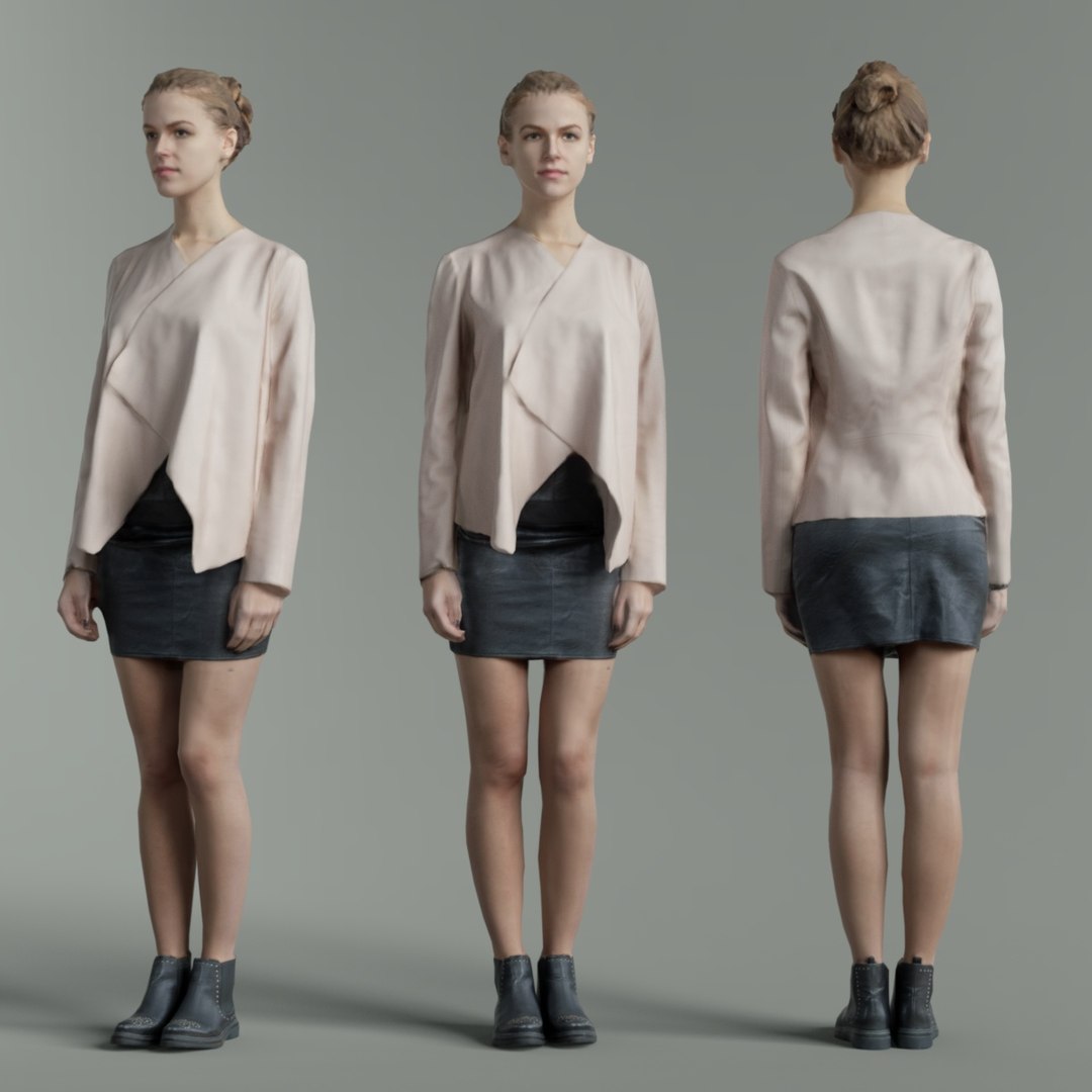 Girl Rendered Human Model - TurboSquid 1245934