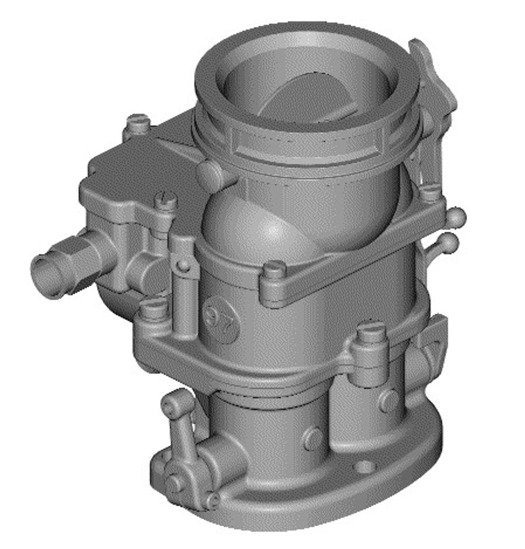 3d Stromberg 97 Carburetor Model