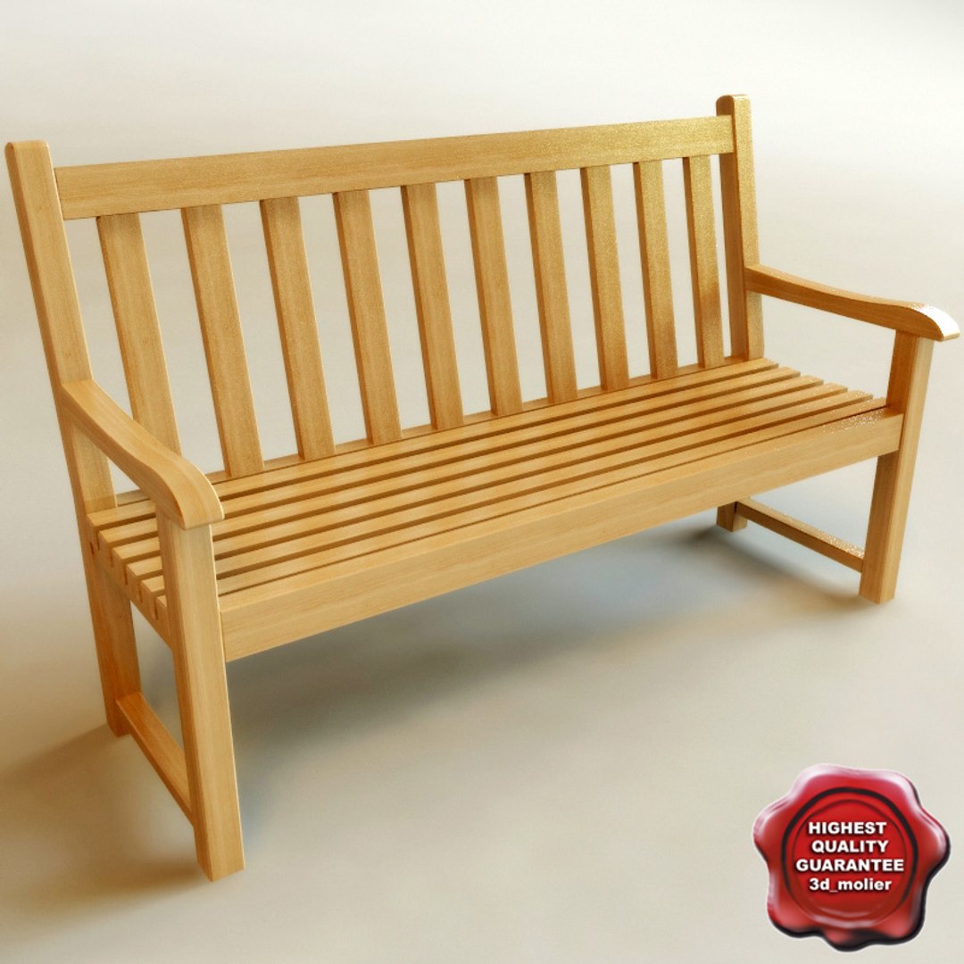 Bench V2 3d 3ds