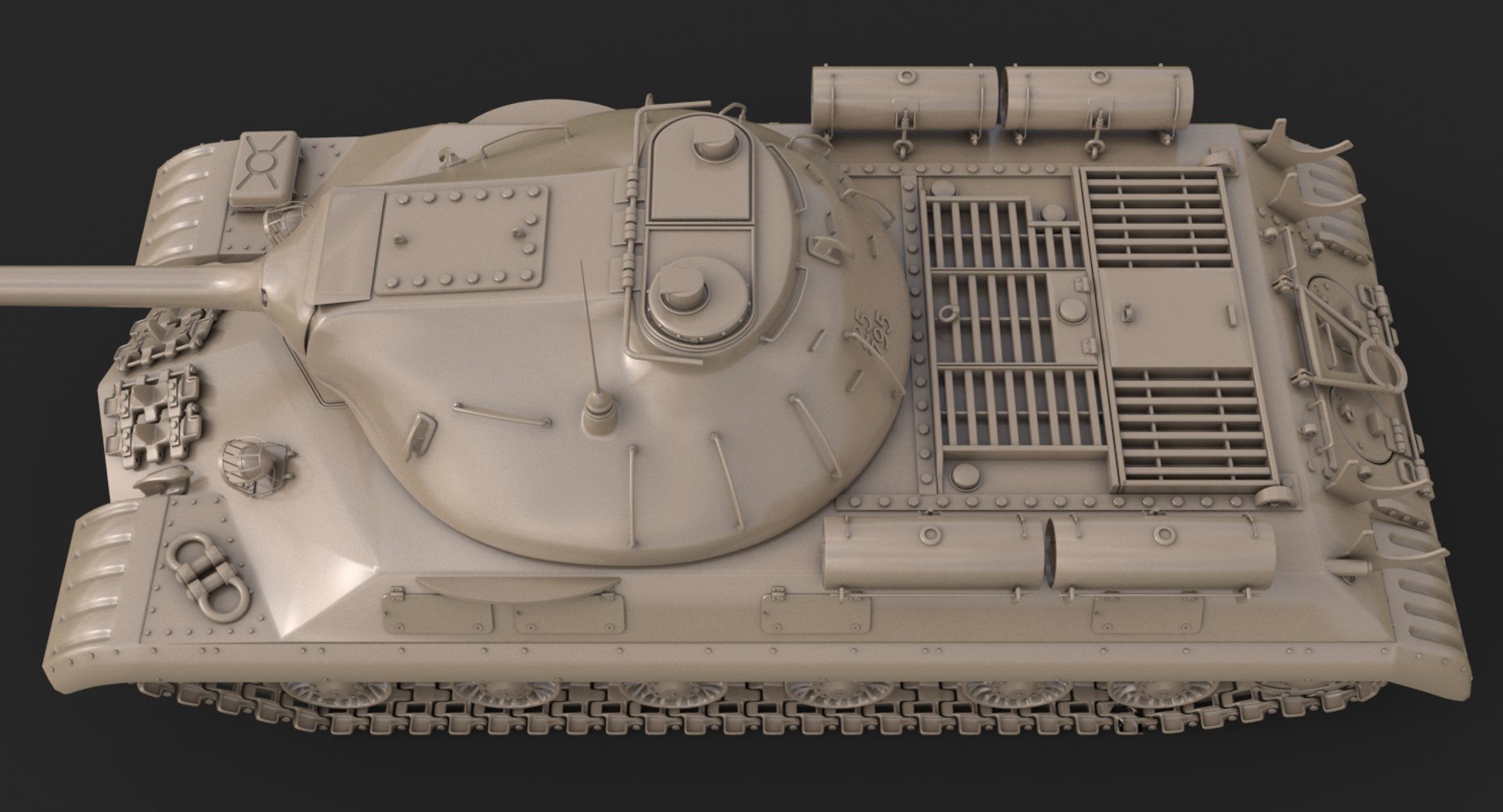 Tank 3m soviet 3D model - TurboSquid 1273608