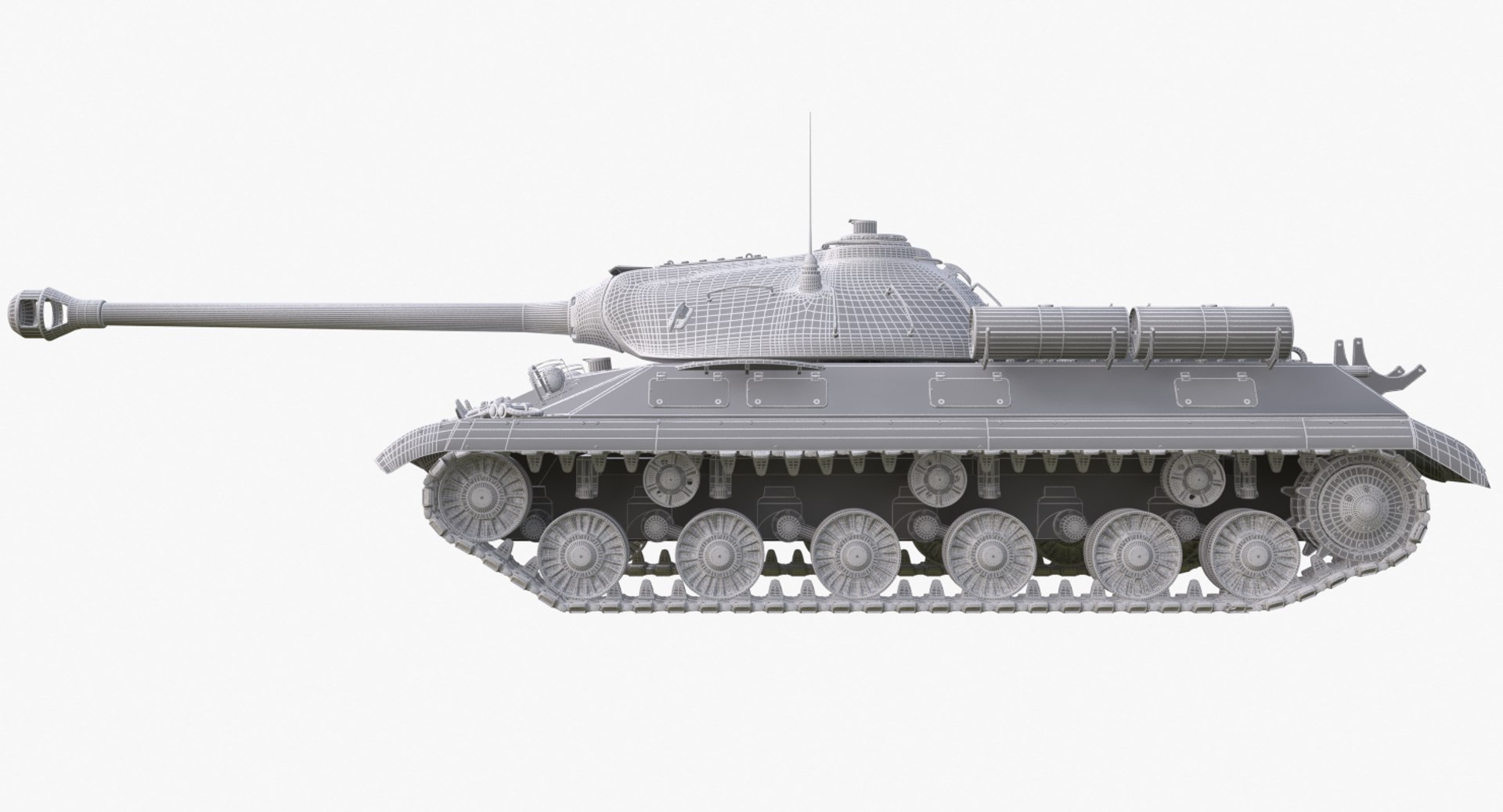 Tank 3m soviet 3D model - TurboSquid 1273608