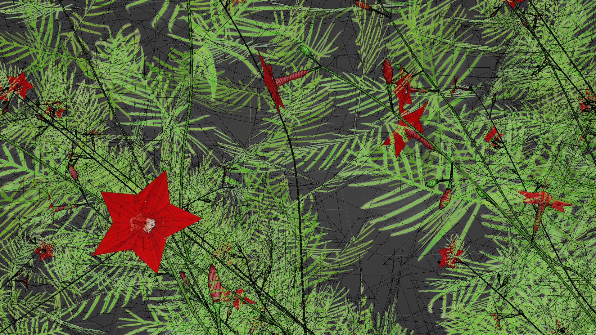 3D 3d Gate With Flower 02 Model - TurboSquid 2081982